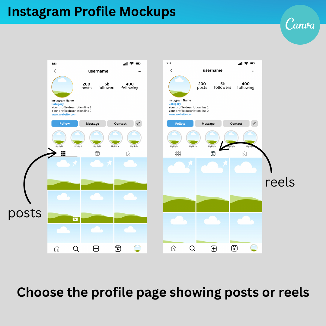 Instagram Profile Canva Template – JJAEDesigns