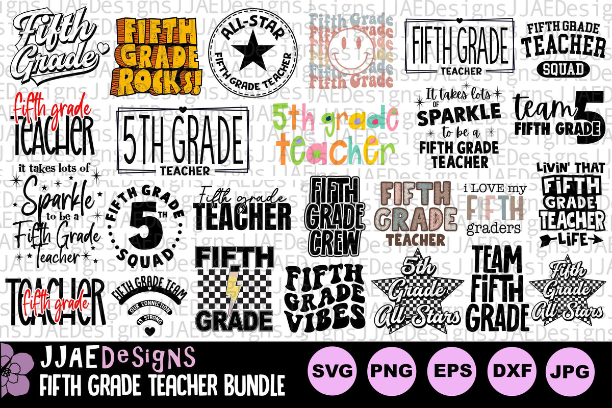 Fifth Grade Teacher Bundle – JJAEDesigns