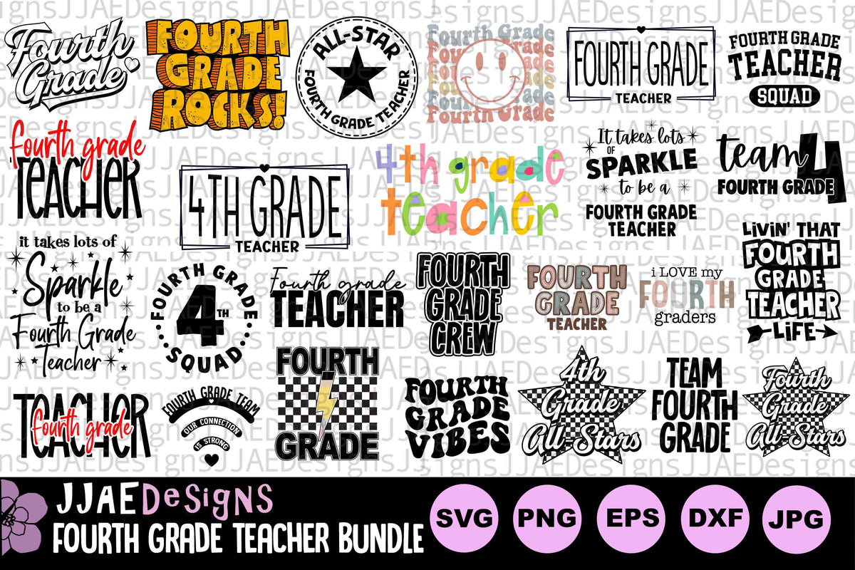 Fourth Grade Teacher Bundle – JJAEDesigns