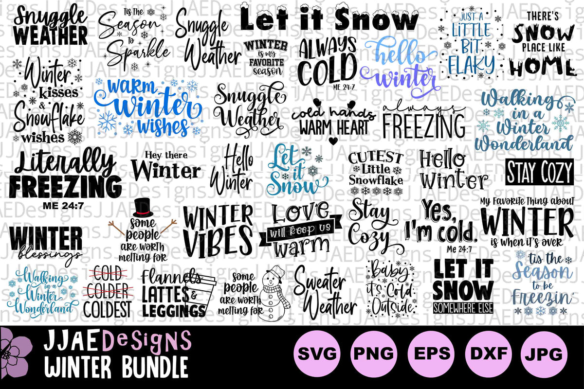 Winter Bundle – JJAEDesigns