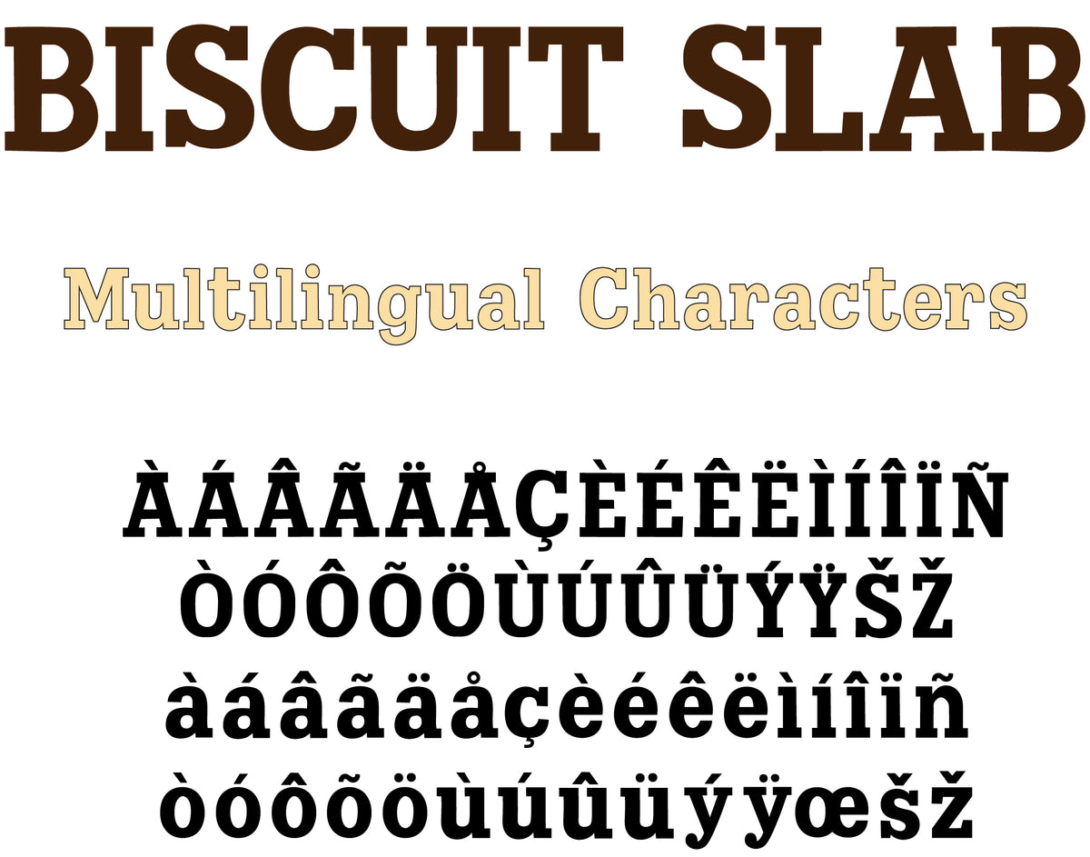 Biscuit Slab Serif Font – JJAEDesigns