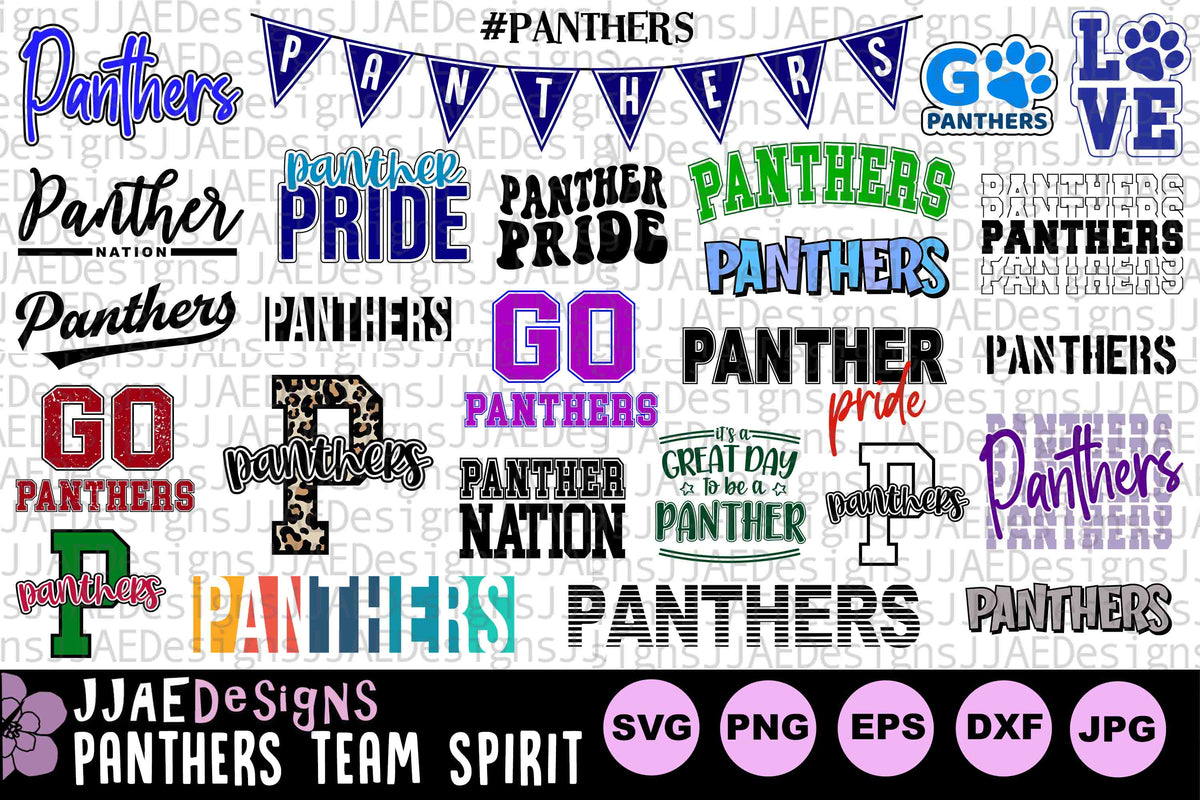 Panthers Mascot Bundle – JJAEDesigns