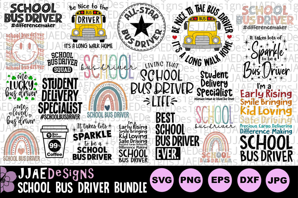 Bus Driver Bundle – JJAEDesigns